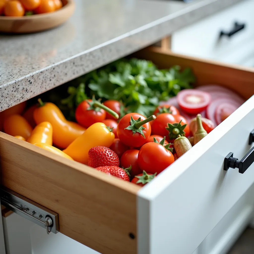 Maximize Kitchen Space with Edge Drawer Organizers